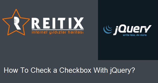 How To Check a Checkbox With jQuery? | Reitix.com